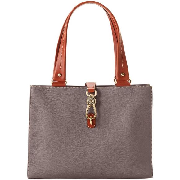 Dooney & Bourke | Bags | Dooney Bourke Pebble Grain Medium Logo Lock ...